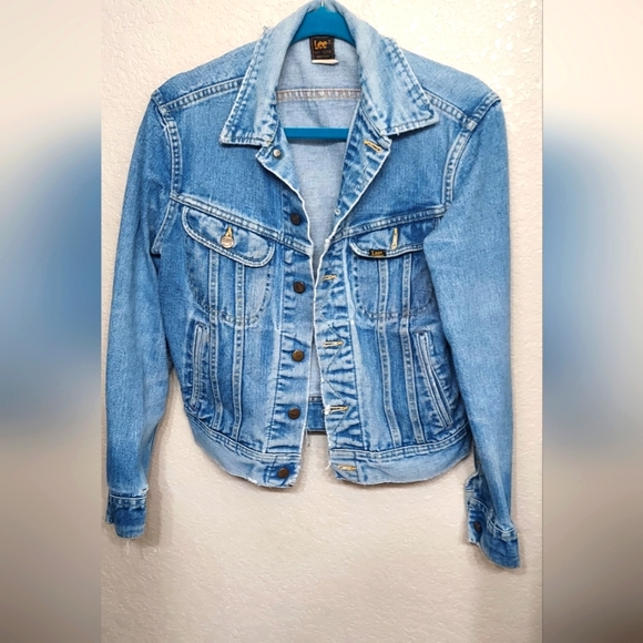 Lee | Jackets & Coats | Vintage 7s Lee Denim Jacket Unisex Size 38r ...